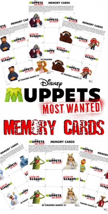 DIY Muppets Most Wanted Theater, Memory Game + More