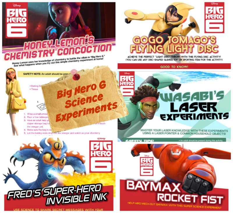 Big Hero 6 Movie Review and Activity Pages