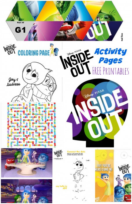 Disney • Pixar’s Inside Out Activity Pages