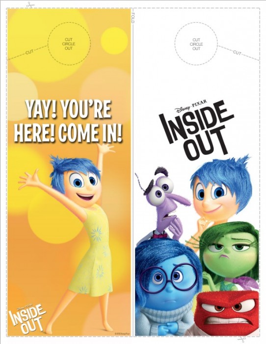 Disney • Pixar’s Inside Out Activity Pages