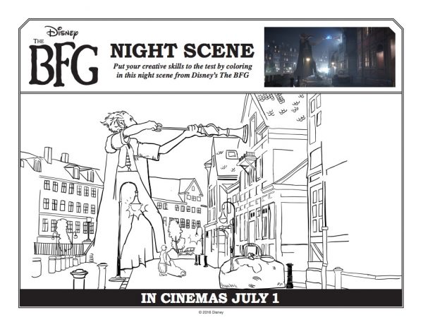 The BFG Coloring Pages and Activity Sheets #TheBFG